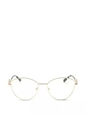 FERRAGAMO Gancini Oval Eyeglasses