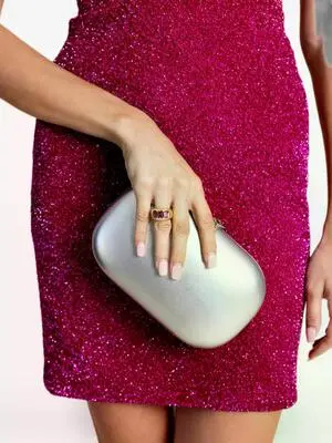 Jeffrey Levinson Elina Plus Clutch Bag - Silver