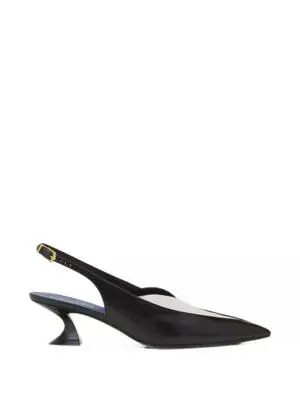 LANVIN Two-tone Pointed-toe Pumps