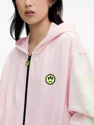 BARROW Logo-patch Zip-up Hoodie