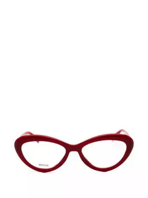 Moschino Cat-eye-frame Glasses - Red