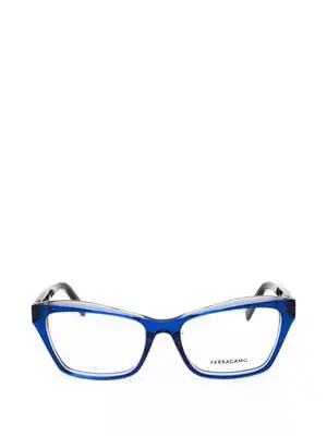FERRAGAMO Cat-eye-frame Glasses - Blue