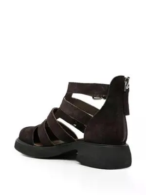 SERGIO MORETTI FIRENZE Buckle-fastening Cage Sandals