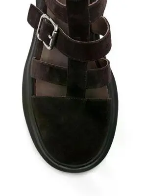 SERGIO MORETTI FIRENZE Buckle-fastening Cage Sandals