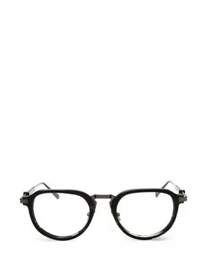 Philipp Plein Geometric Frame Eyeglasses - Black