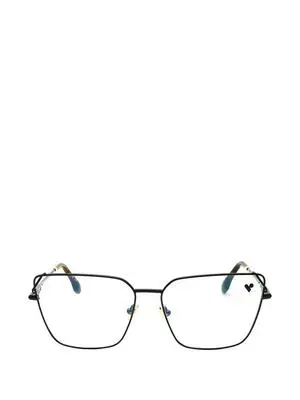 Victoria Beckham Geometric Frame Eyeglasses - Black