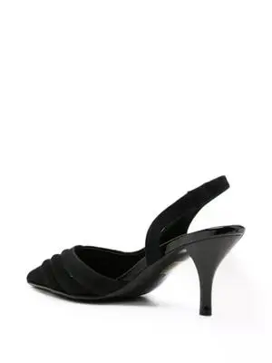SERGIO MORETTI FIRENZE Ruched Slingback Pumps