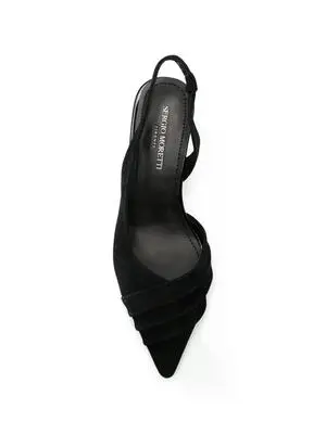 SERGIO MORETTI FIRENZE Ruched Slingback Pumps