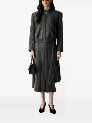 Karl Lagerfeld Pinstripe Asymmetrical Skirt