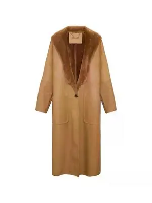 Dorothee Schumacher Leather Coat - Neutrals