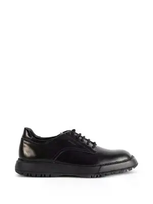 REFERENC Leather Derby Shoes - Black