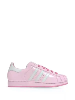 Adidas X Care Bears Superstar Ii Lace-up Sneakers - Pink
