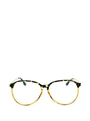 Victoria Beckham Tortoiseshell-effect Glasses - Brown