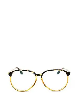 Victoria Beckham Round Frame Eyeglasses - Brown