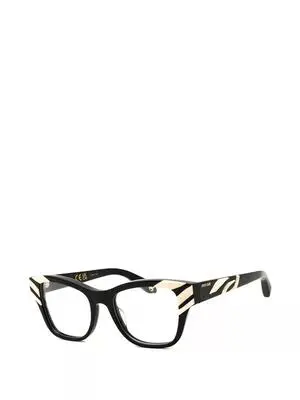 Roberto Cavalli Square Frame Eyeglasses - Black