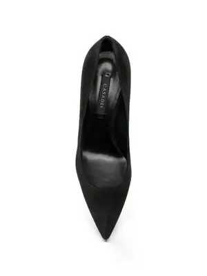 Casadei Suede Pointed-toe Pumps