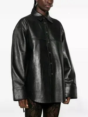 HAIKURE Leather Oversized Jacket