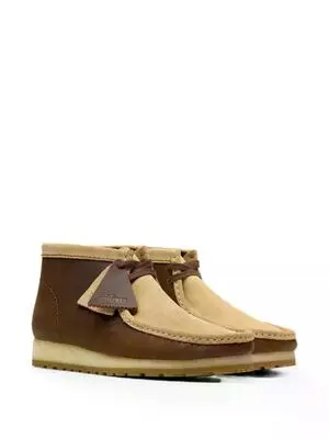 Clarks Wallabee Rb Leather Desert Boots - Brown