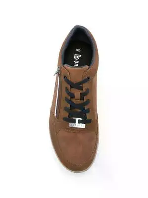 BUGATTI Logo-debossed Side-zip Sneakers