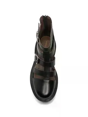 SERGIO MORETTI FIRENZE Buckle-fastening Caged Sandals