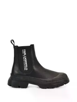 Karl Lagerfeld Logo-print Ankle Boots
