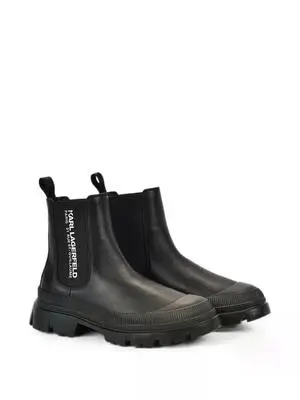 Karl Lagerfeld Logo-print Ankle Boots