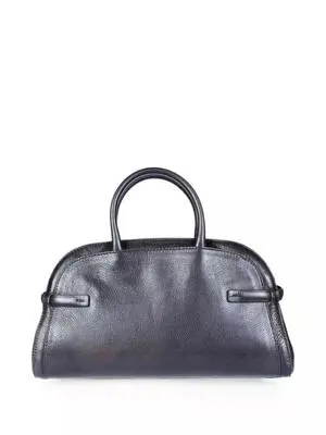 Orciani Aura S Leather Satchel Bag