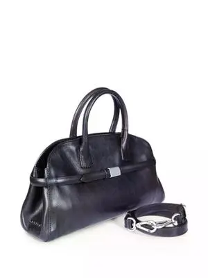 Orciani Aura S Leather Satchel Bag