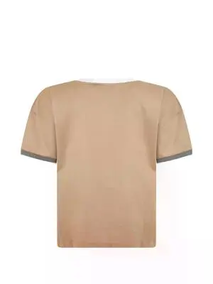 MOORER Paneled Logo T-shirt