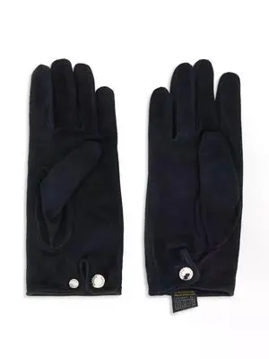MOORER Press-stud Gloves - Blue