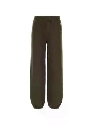 JIL SANDER Logo-print Track Pants - Green