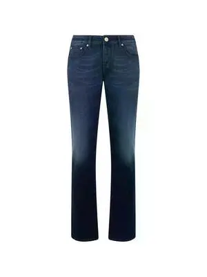 MOORER Five-pocket Jeans - Blue