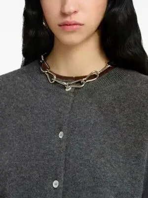 Marni Cashmere Cardigan With Layered Effect