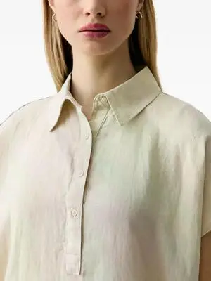 BENETTON Short-sleeved Midi Shirt Dress