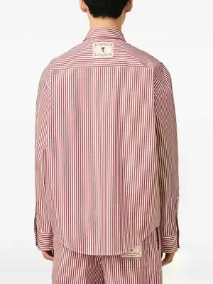 AMI Paris Cotton Long Sleeve Boxy Fit Shirt