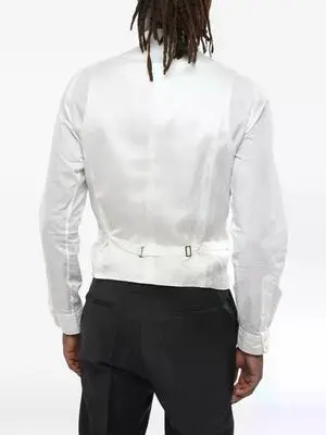 Corneliani Double-breasted Silk Waistcoat