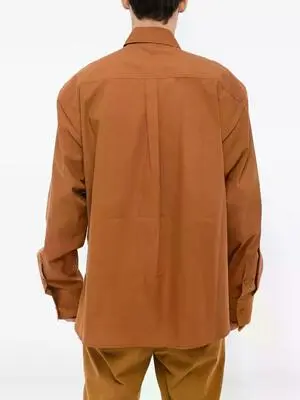 RAMAEL Italian-collar Cotton Shirt