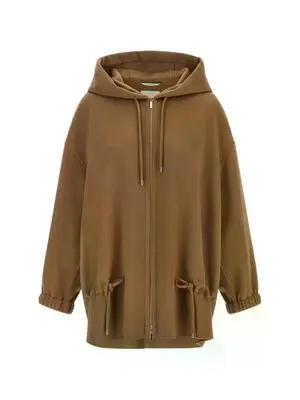 Max Mara Hooded Drawstring Coat
