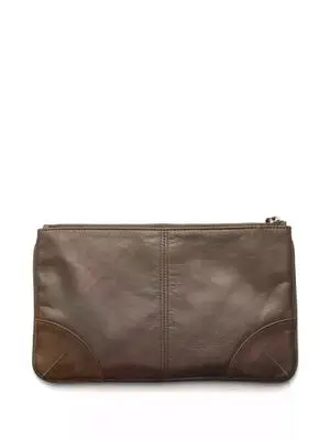 Prada Leather Pouch - Brown