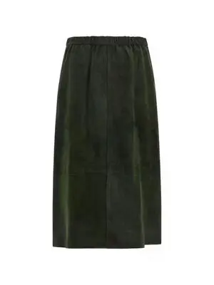 Max Mara Suede Midi Skirt