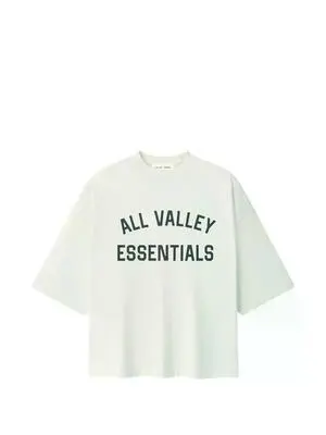 Fear Of God Merch Logo-print Cotton T-shirt - Neutrals