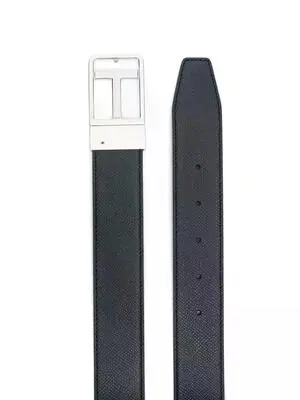 TOM FORD Leather Buckle Belt - Blue