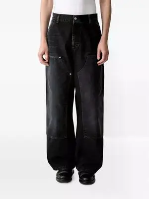 Carhartt Work In Progress Panelled Cargo Trousers - Black