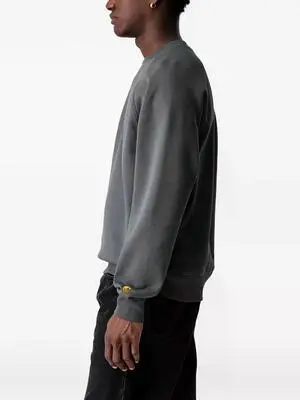 Carhartt Work In Progress Raglan-sleeve Logo-embroidered Sweater - Grey