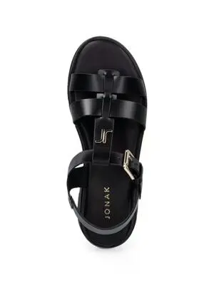 JONAK PARIS Leather Buckle Fastening Sandals