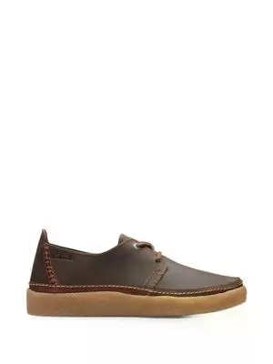 Clarks Oakpark Lace Leather Sneakers