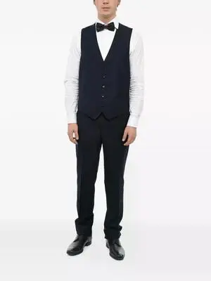 Corneliani Single-breasted Waistcoat - Blue