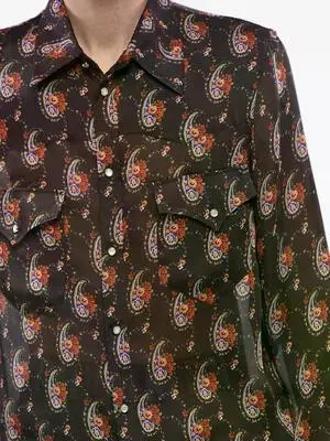 Dsquared2 Bandana-print Western Shirt