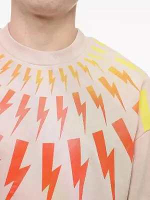 Neil Barrett Thunderbolt Print Sweatshirt