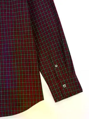 STUDIO TOMBOY Check-pattern Button-down Cotton Shirt